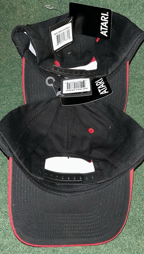 (2) Atari H3 Headwear Logo Official Diffuzed Baseball Cap Hat Adult ...
