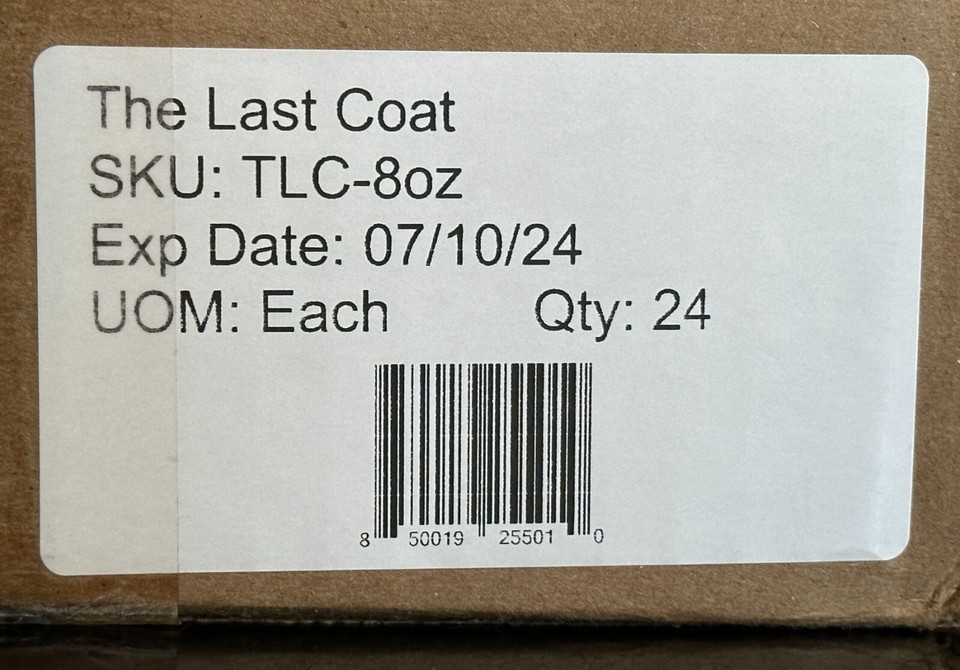 24x 8oz THE LAST COAT V2 Ceramic Coating UPGRADED FORMULA TLC2 Wax ...