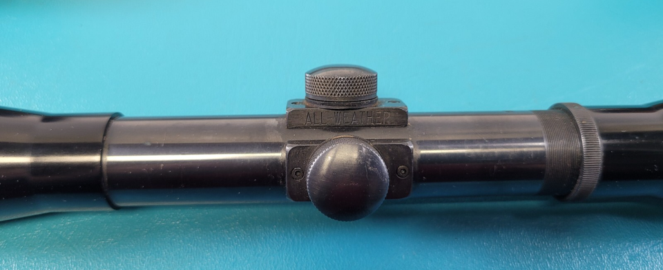 Vintage Lyman Challenger 4X Rifle Scope S/N# 5309 All Weather + Lens ...