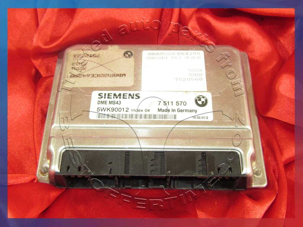 BMW E36 E46 E39 Z3 3 5 series 3.0i M54 ENGINE MODULE DME MS43 EWS-3 KEY ...