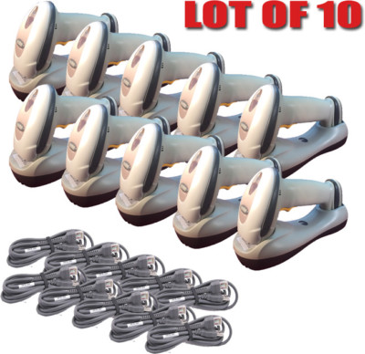 LOT of 10 Symbol LS4278 & Cradle STB4278 Wireless Barcode Scanner ...