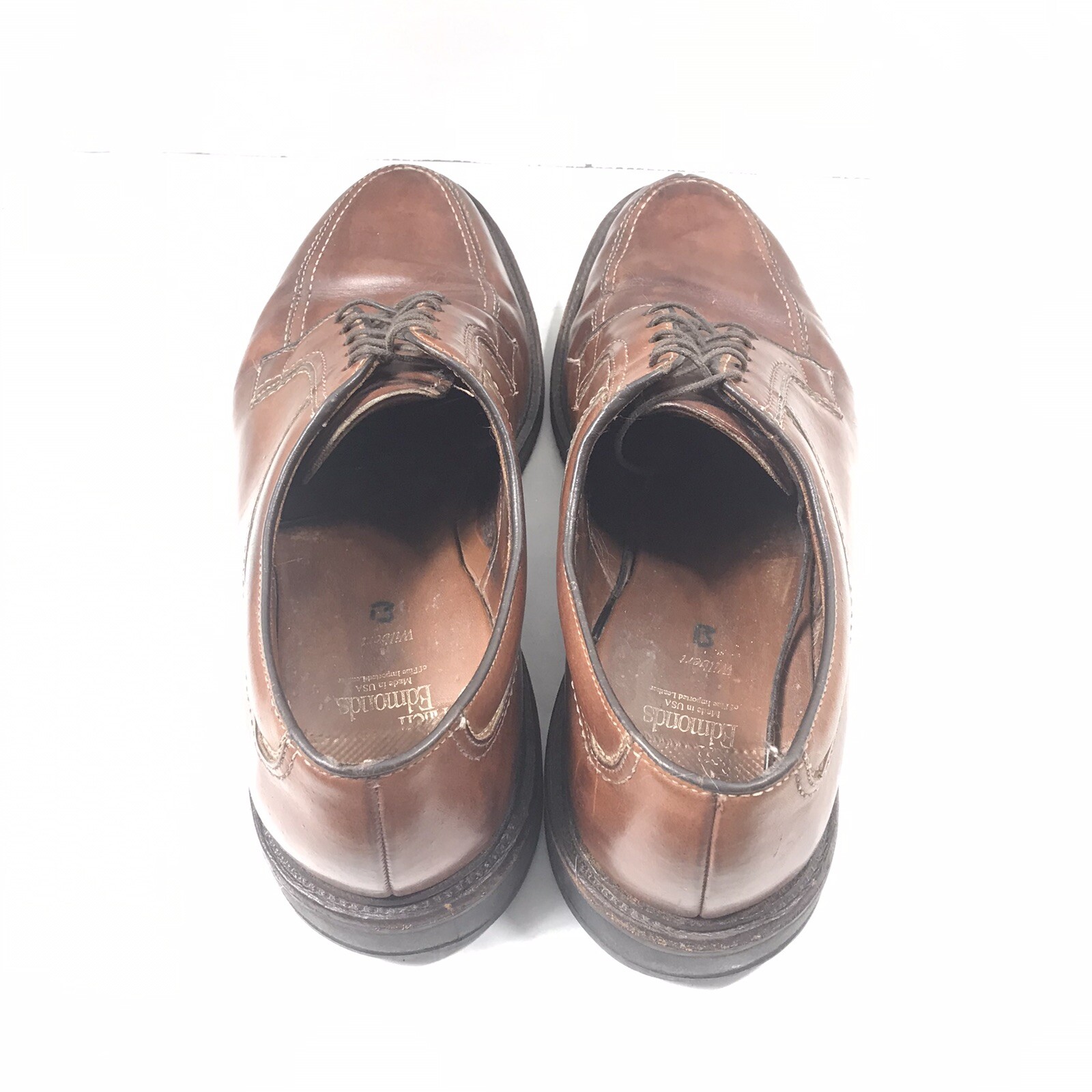 Allen Edmonds Wilbert Brown Leather Oxford Shoes Men's 10 E 1951 Derby ...