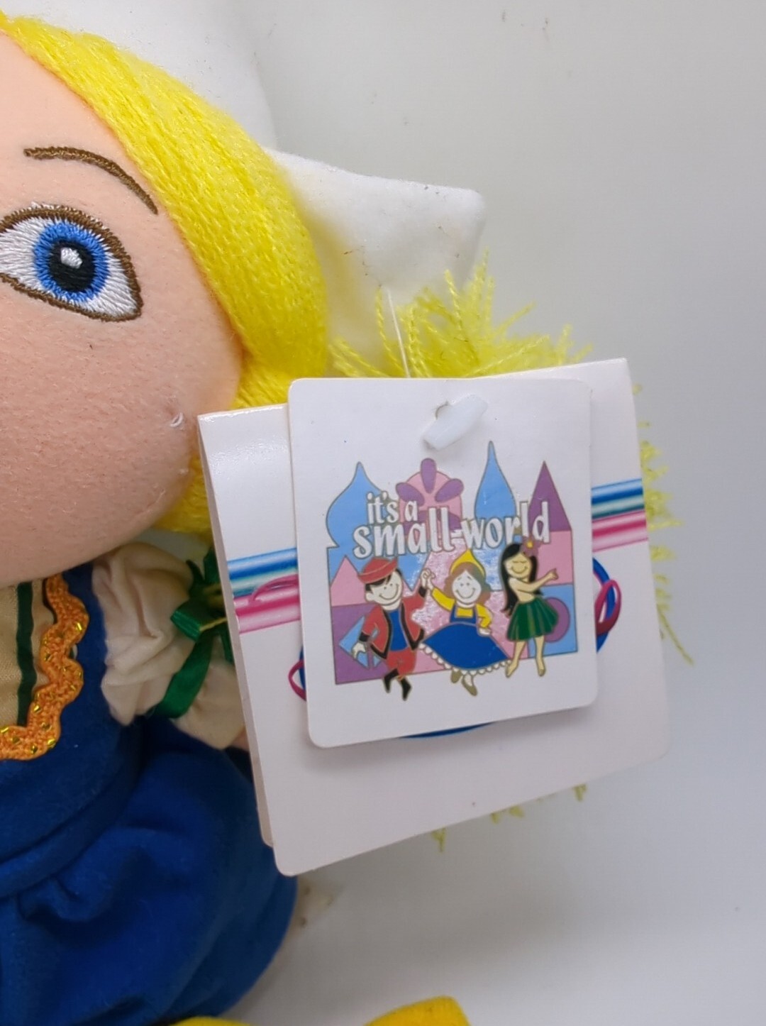 The Disney Store It's A Small World Dutch Girl Plush Bean Bag Toy With ...