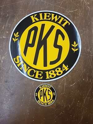 Set Of 2 Kiewit Pacific Co. Contractors Since 1884 Stickers PKS Union ...