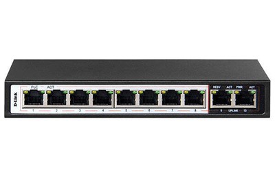 D-Link DES-F1010P-E network switch Unmanaged L2 Fast Ethernet (10/100 ...