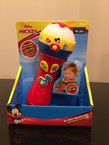 Disney Mickey Mouse Microphone My First Microphone Sing Along New 12m ...
