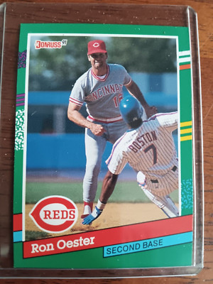 RON OESTER REDS 1991 SERIES 2 DONRUSS BASEBALL CARD #628 | eBay