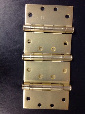 Hager 1279 4.5"x4.5" Full Mortise Hinges - Set of 3 - New Old Stock,AUB ...
