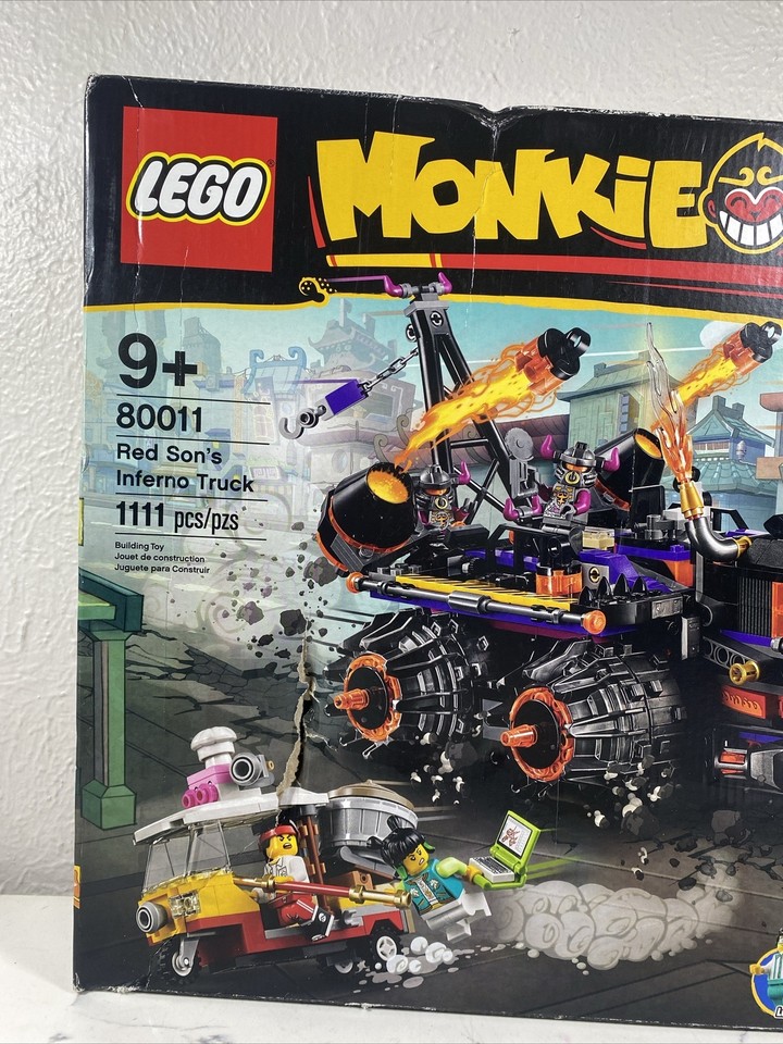 LEGO Monkie Kid Red Son's Inferno Truck 1111 Pieces 80011 2020 NEW ...