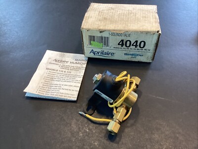 NOS NEW OEM Aprilaire 4040 Humidifier Solenoid Valve Free Ship | eBay