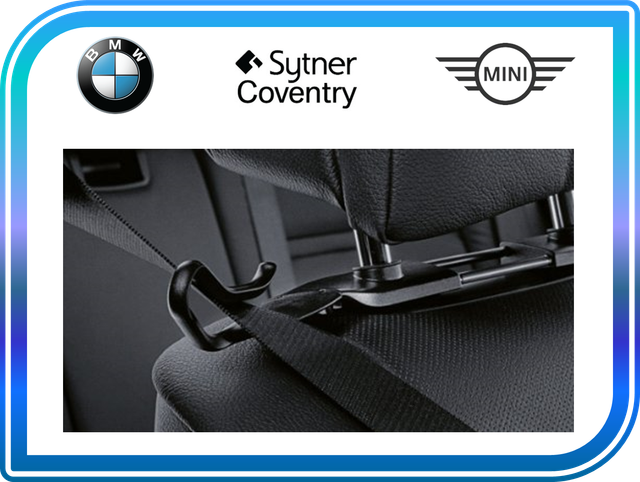 BMW Left Right Headrest Seat Belt Holders Set (52302208036) for sale ...