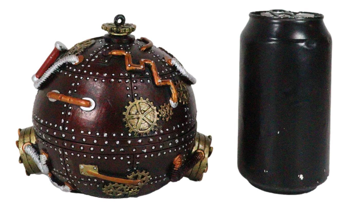 Steampunk Cool Time Machine Bomb Orb Jewelry Box Spherical Shaped ...