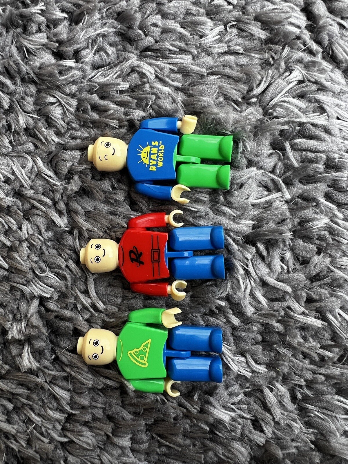 Rare Ryan’s World Lego Mini Figures 3 Piece Smal. Multicolor No Hat | eBay