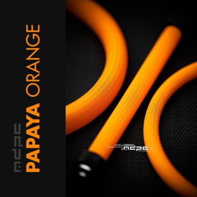 MDPC-X Premium Cable Braid / Sleeve BIG - Papaya-Orange, 1m | eBay