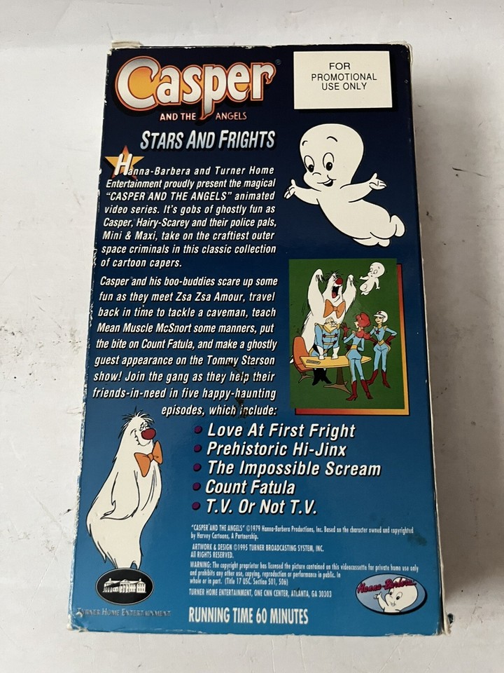 Casper and the Angels - Stars and Frights (VHS, 1995) Promo Screener ...