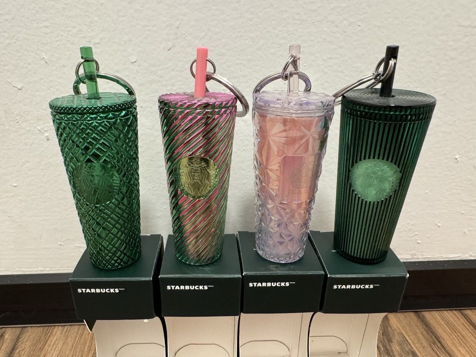 Starbucks Wicked Cold Cup Keychain Elphaba Glinda Swirl Glow In Dark ...