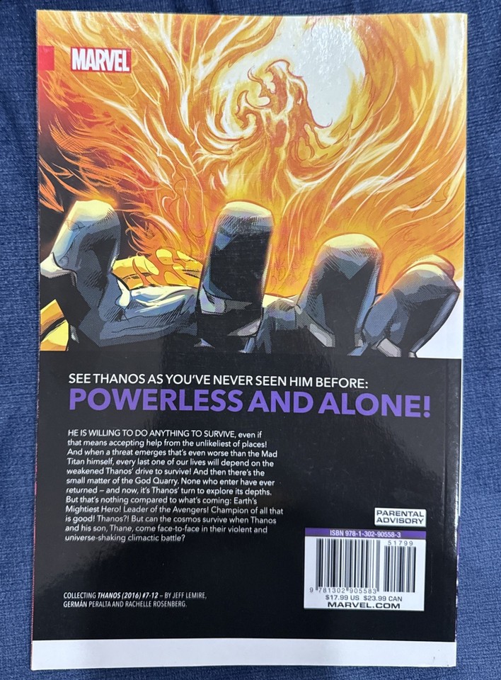 Thanos 2 : The God Quarry- TPB Paperback- Lemire, Jeff; Peralta, German ...
