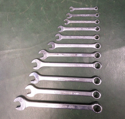 BRITOOL RJM 7-22mm 11pc Set Combination Spanners Metric 8 9 10 11 13 15 ...