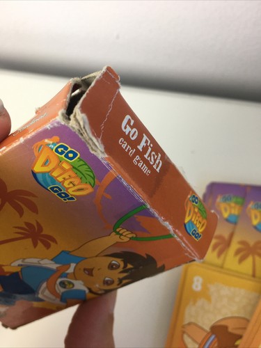 Go Diego Go! Crazy Eights and Go Fish card set 2006 childrens games toy ...