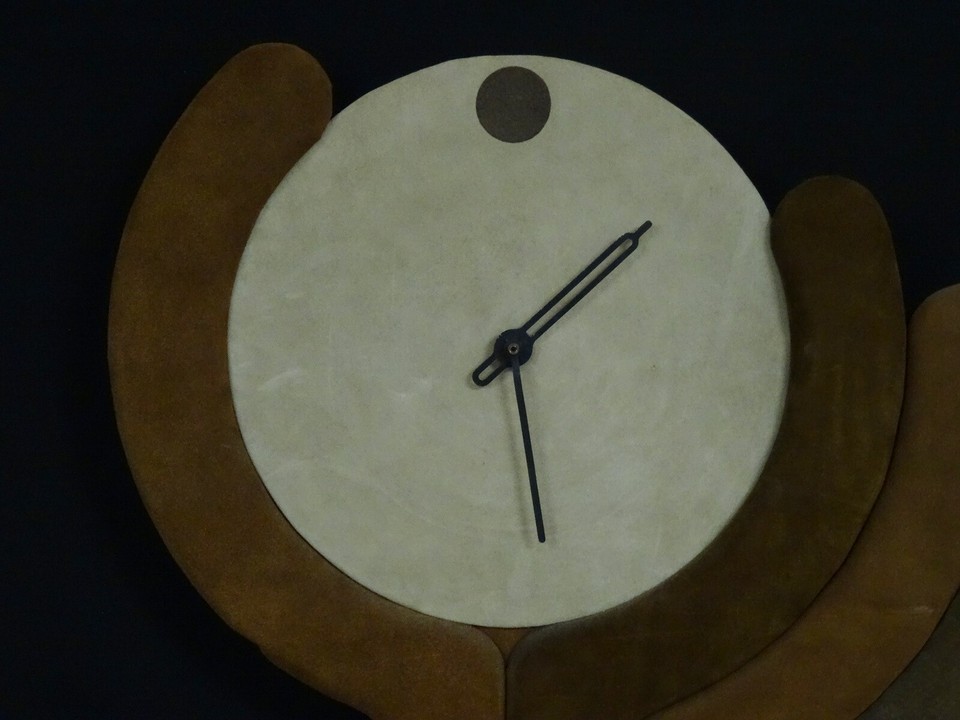 RARE VINTAGE 1976 AUSTIN PRODUCTION MODERNIST WALL CLOCK ~ 34" * WORKS ...