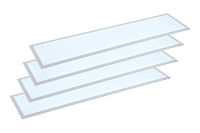 (4 Pack) 4x1 FT LED Panel Light with Changeable Color of Light and ...