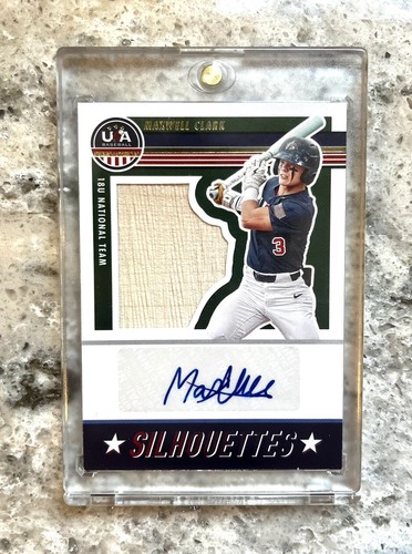 Max Clark RPA /49 USA Baseball Stars & Stripes Game Used Detroit Tigers ...