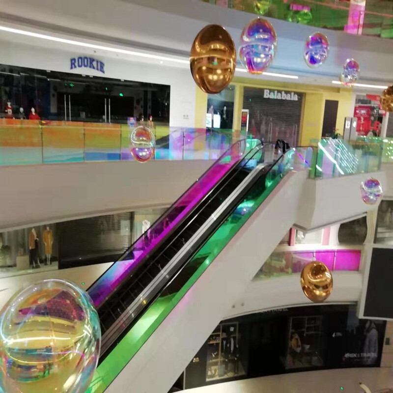 Rainbow Iridescent Window Film Home Mall Glass Decoration Tint Self ...