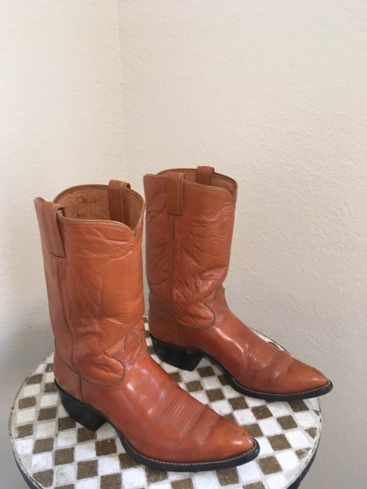 VINTAGE USA TONY LAMA WESTERN ROCKABILLY COWBOY ENGINEER BOOTS 10 B | eBay