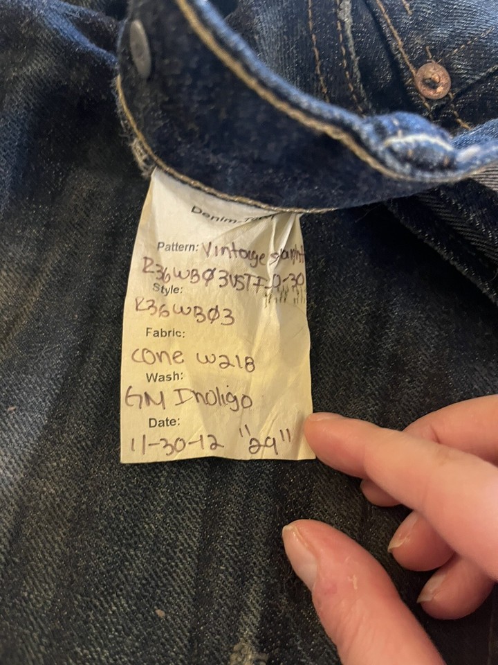 Double RL mens Jeans Vintage Straight Japan Woven Selvedge Sz 29 New eim indigo | eBay