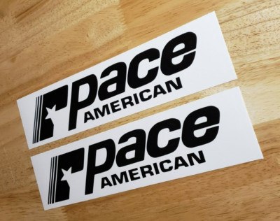 pace american Trailer Decals Stickers 24" Gloss black replacement (2 ...