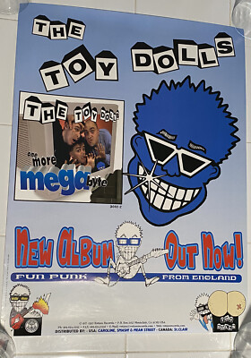 TOY DOLLS Promo Poster - ONE MORE MEGA BYTE - 1997 NEW OLD STOCK Rotten ...