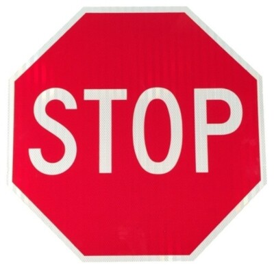 New 3M 30" HIP/Reflective Stop Sign DOT Approved USA MADE!!! | eBay