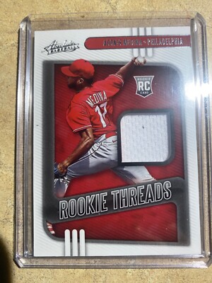 2021 Absolute Baseball ADONIS MEDINA ROOKIE THREADS RC PHILLIES | eBay