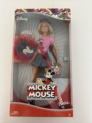 Mickey Mouse Barbie Doll Disney 2004 Mattel H6468 NEW in Box | eBay
