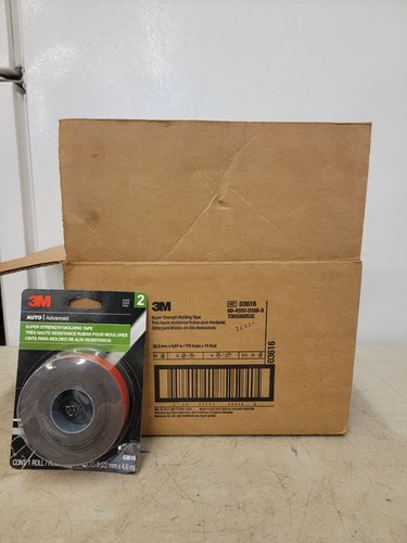 3M Super Strength Molding Tape, 03616, 7/8 in x 15 ft (Case of 23) | eBay