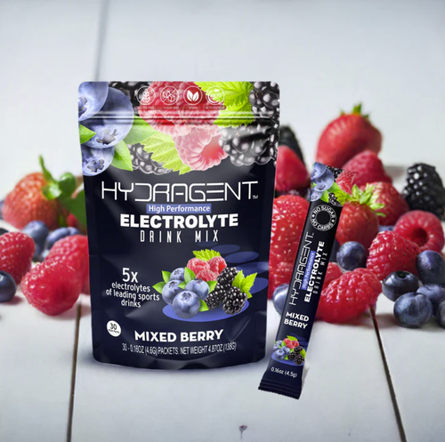 Hydragent Electrolytes - 30 Mixed Berry Stick Packs EXP 10/25 NEW | eBay
