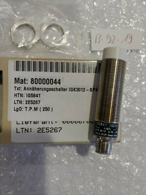 iFM efector 100 IG5841 Induktiver Sensor Annäherungsschalter IGK3012 ...