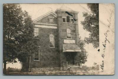 New Burlington OH School RPPC Hamilton County CINCINNATI Ohio Antique ...
