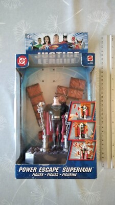 SUPERMAN JLA ANIMATED - mattel 2003 - power escape SUPERMAN | eBay