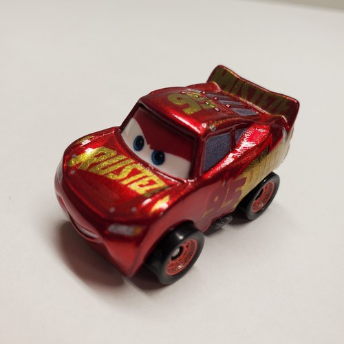 Disney Pixar Cars Mini Racers Metallic Rust Eze Lightning McQueen ...