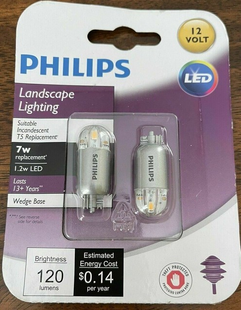 13 X Philips LED 12 Volt 7w Landscape Lighting Replacement Bulbs 120 ...