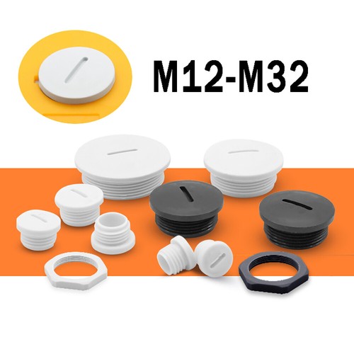 Plastic Nylon Male Blanking Plug with Hex Nut M12 M16 M18 M20 M22 M24 ...