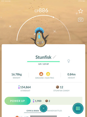 Shiny Stunfisk P T C Read Description | eBay