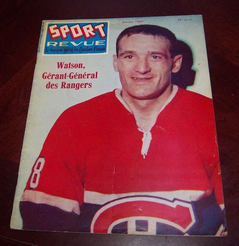 Sport Revue Hockey January 1960 Marcel Bonin cover lot # 3 | eBay