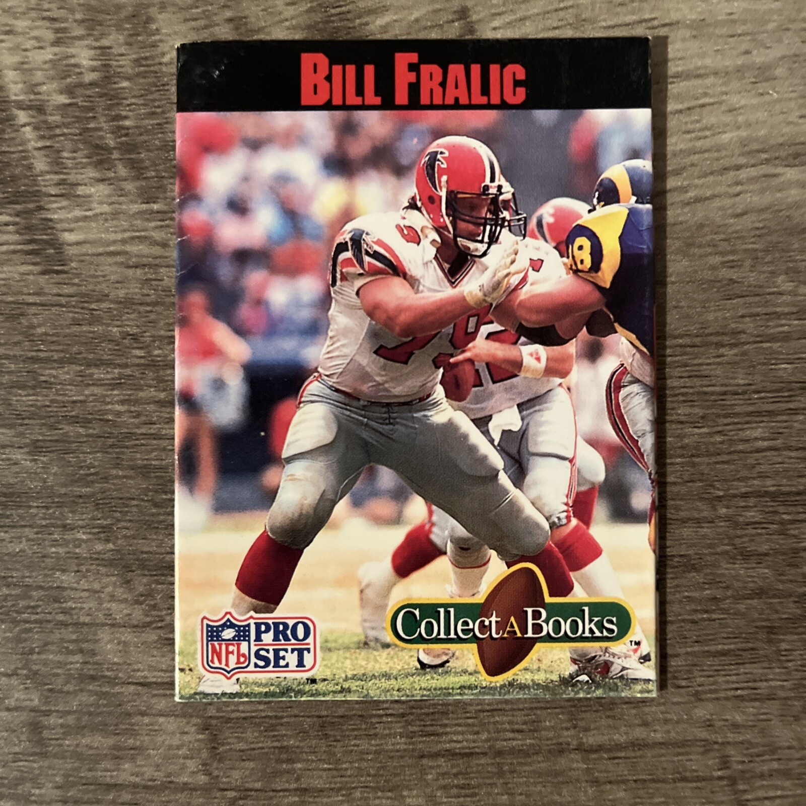 Bill Fralic, 1990 Pro Set NFL Collect-A-Books, Atlanta Falcons | eBay