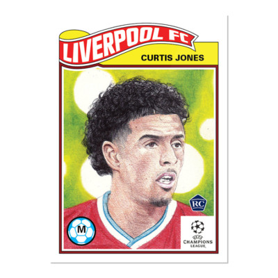 CURTIS JONES card #262 2020 UCL Topps Now Living Set UEFA Champions ...