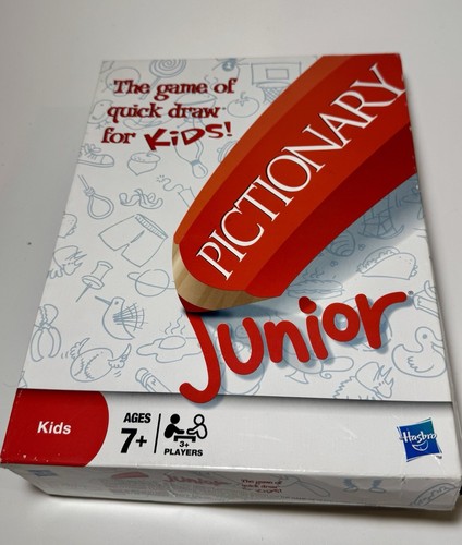 Pictionary Junior Game - Hasbro w some sealed cards - Quick Draw for ...