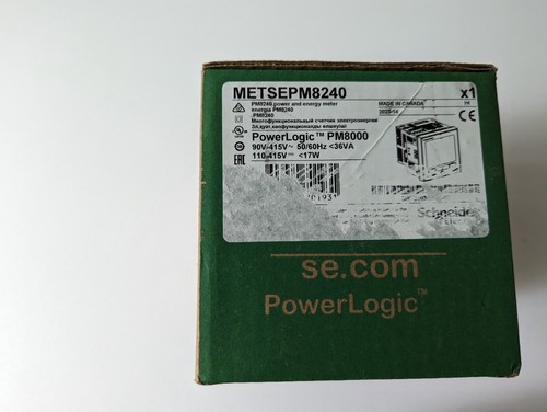 Schneider Electric METSEPM8240 PowerLogic PM8000 - PM8240 Panel Mount ...