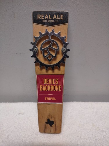 Real Ale Brewery Devils Backbone Tripel Blanco Texas Wood /Metal Tap ...