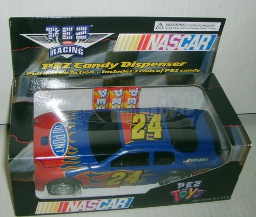 Rare Jeff Gordon No. 24 DuPont Flames PEZ NASCAR Racing Candy Dispenser ...